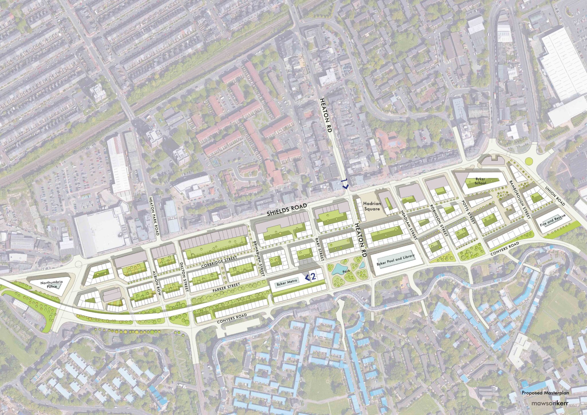 Byker Town - MawsonKerr
